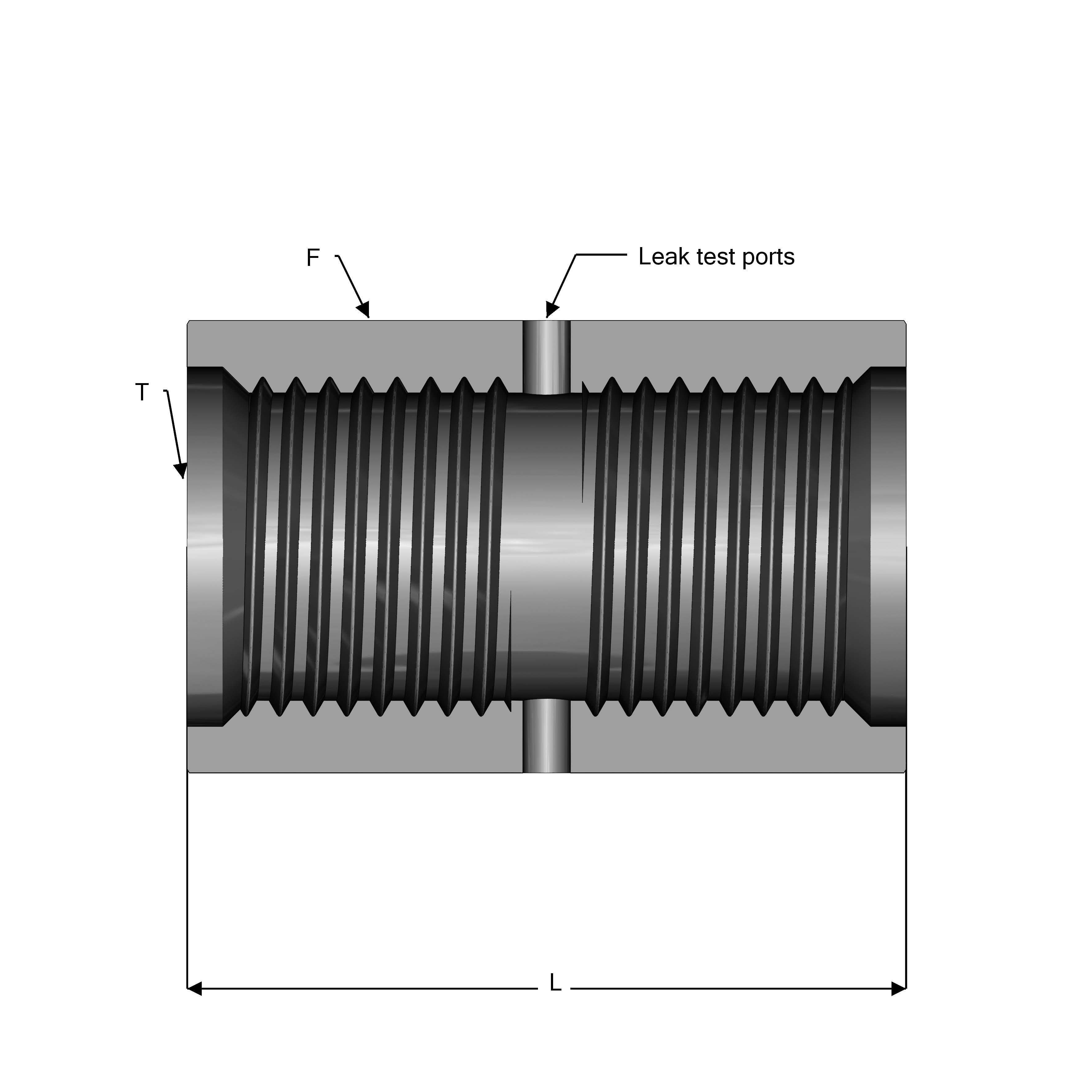UHP Fitting Coupling - CG | Rotarex