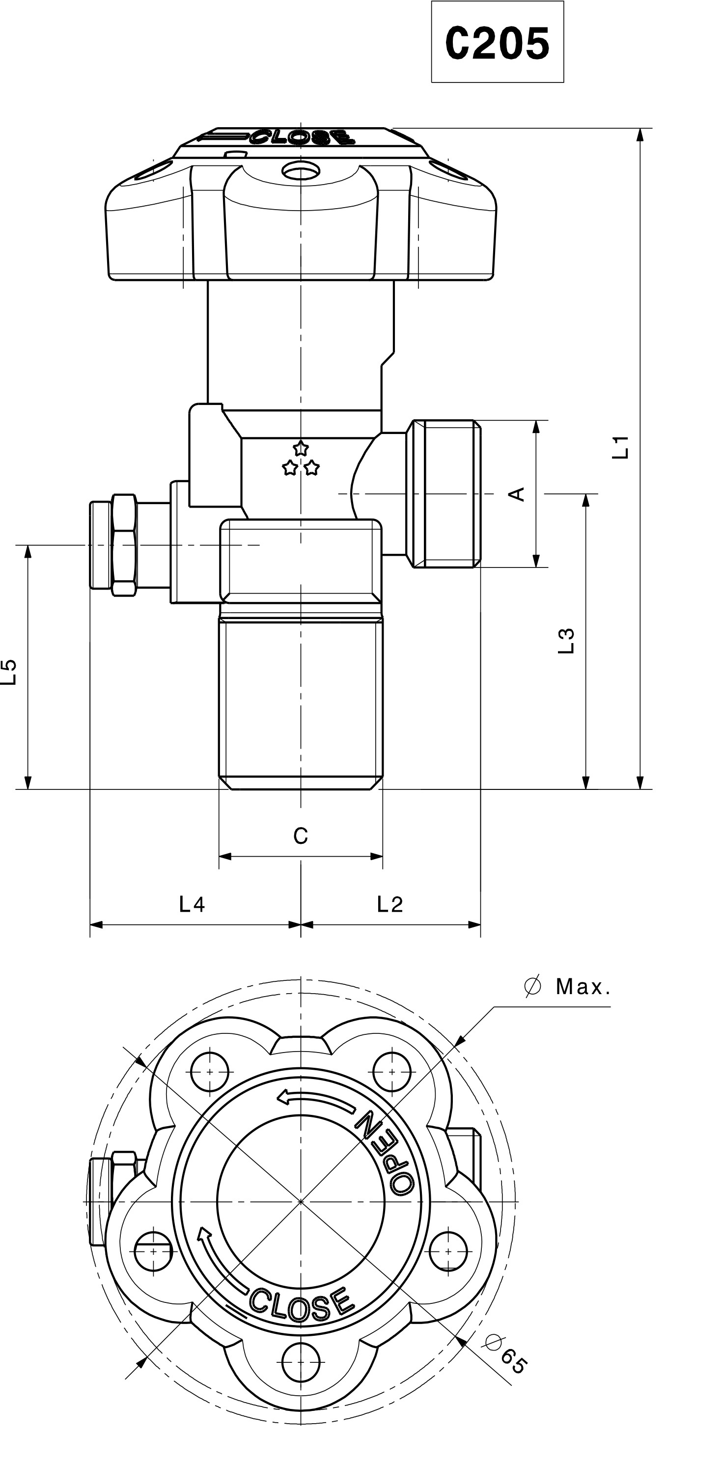 Standard valves - C200/C205/C210/C215 | Rotarex
